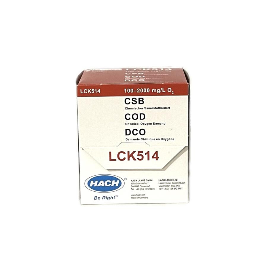 HACH LCK 514 Koi Küvet Testi (100-2000 mg/L) – Ersu Laboratuvar ...