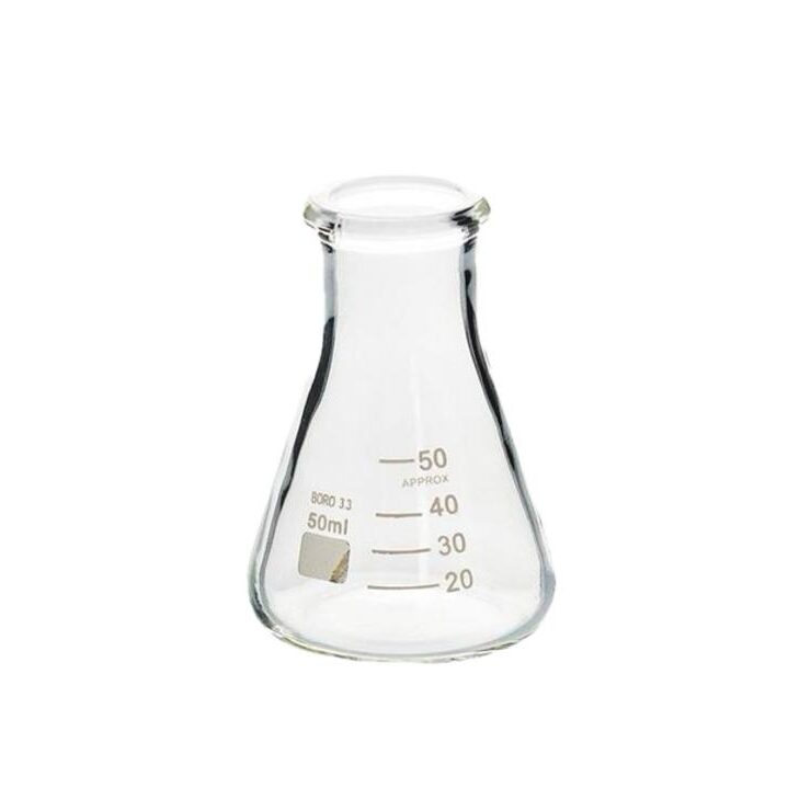 Cam Dar Boyunlu Erlen 50 ml – Ersu Laboratuvar Malzemeleri